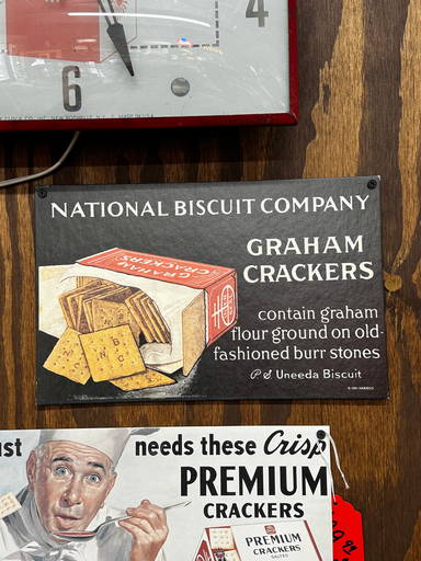 National Biscuit Co Graham Crackers Sign