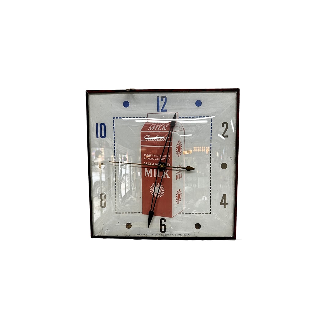 1971 Pam Lighted Sealtest Milk Clock Auction