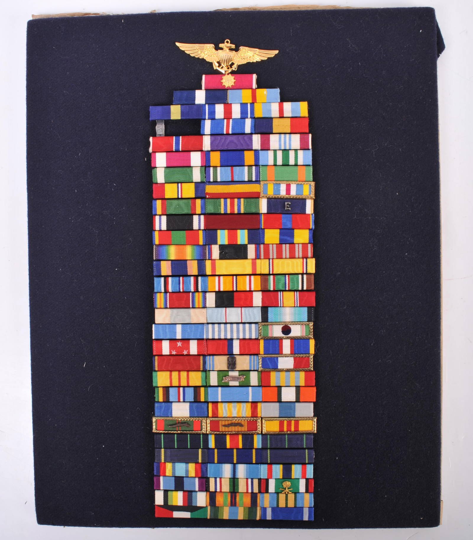 Us Navy Pilot Wwii-war On Terrorism Ribbon Rack (cpd) Auction