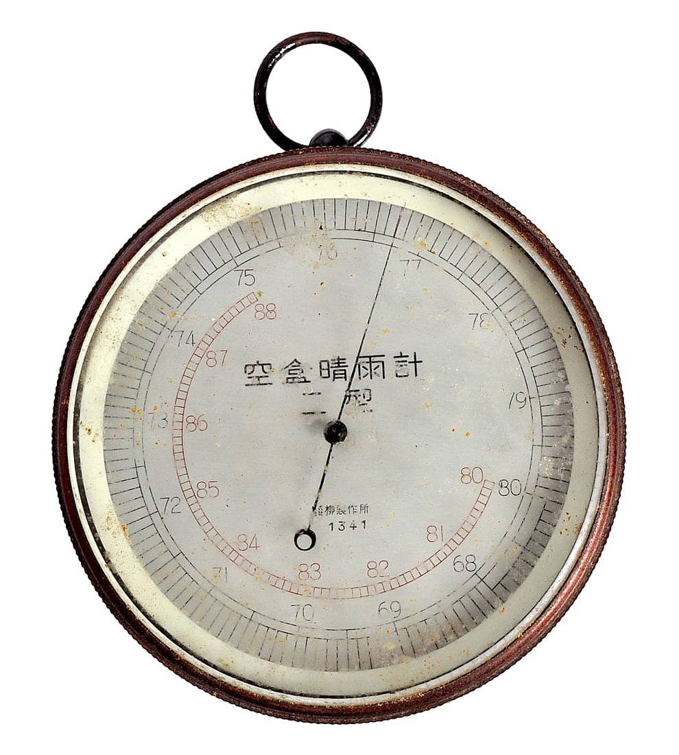 Imperial Japanese Military Wwii Era Barometer (mos) Auction