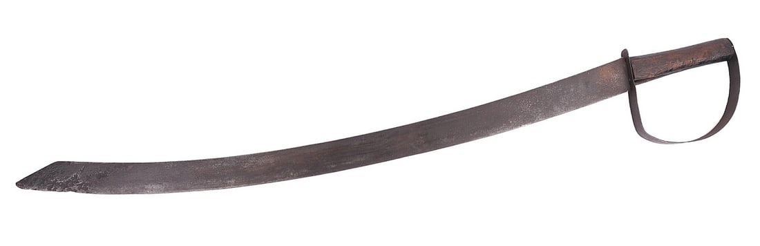 Rare Colonial Or Revolutionary War Period Naval Cutlass (kdw)