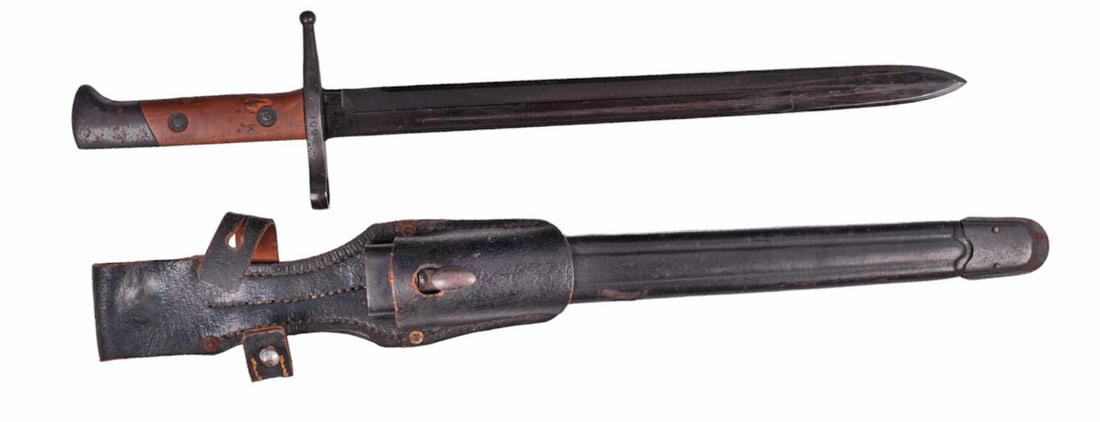 Italian Military Wwi-ii Era M1891 Carcano Rifle Bayonet & Frog (kdw ...