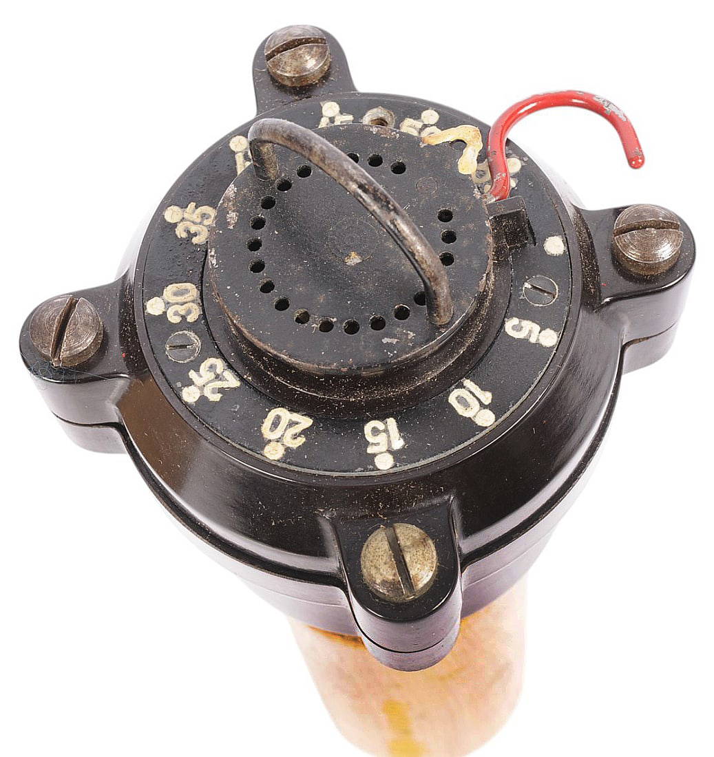 German Military Wwii Era Possible Variably Timed Inert Ordnance Piece ...