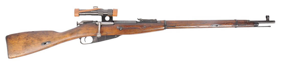 Russian Wwii Tula 1943 Dated M91/30 7.62x54mm Bolt Action Pu Sniper ...