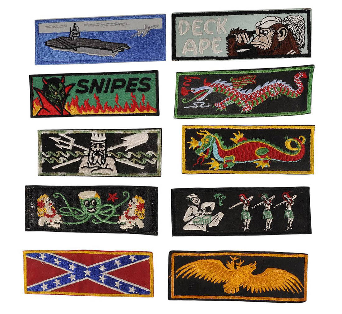 Lot Of 11 Assorted Us Navy Unofficial Vietnam War "liberty Cuffs ...