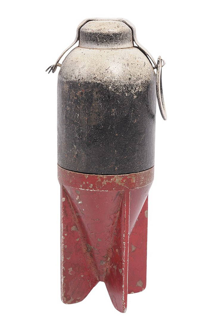 Italian Inert Wwii Inert Red Devil 45mm Model 35 Brixia Mortar (c4p ...