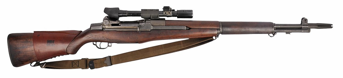 Us Military Springfield Armory M1d Garand 30-06 Caliber Semi-auto ...