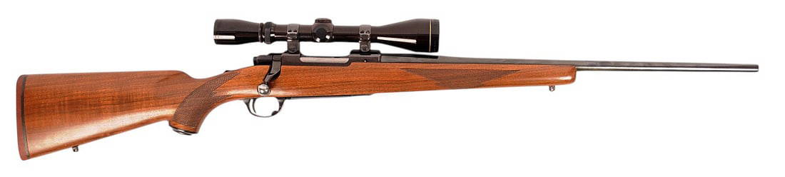 Ruger M77 243 Win. Bolt Action Rifle With Leupold Scope Ffl#72-82128 ...