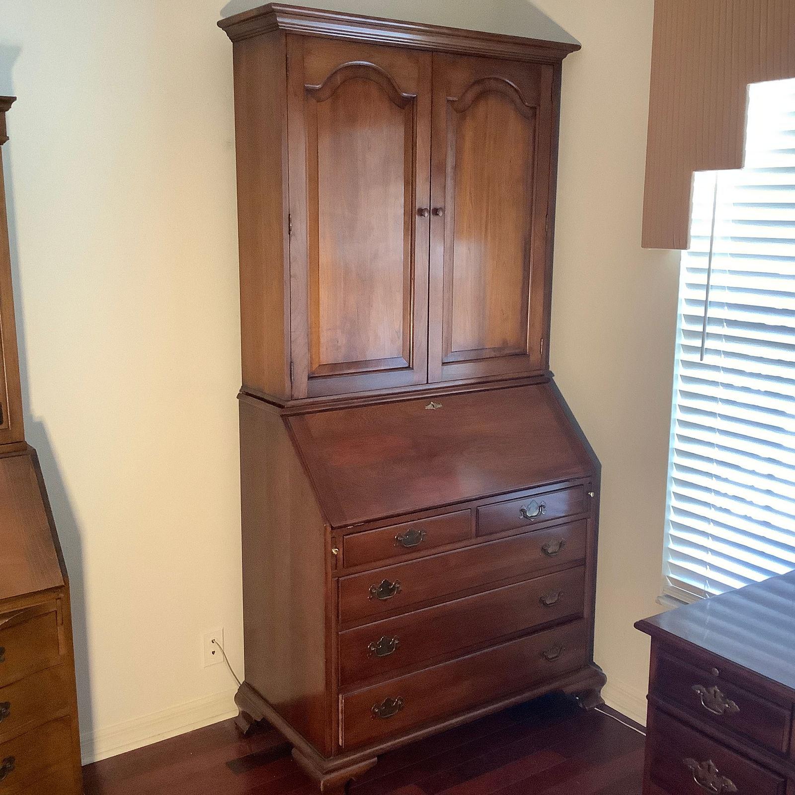 Marblehead Cherry Collection Secretary Desk By Willett Furniture Co ...