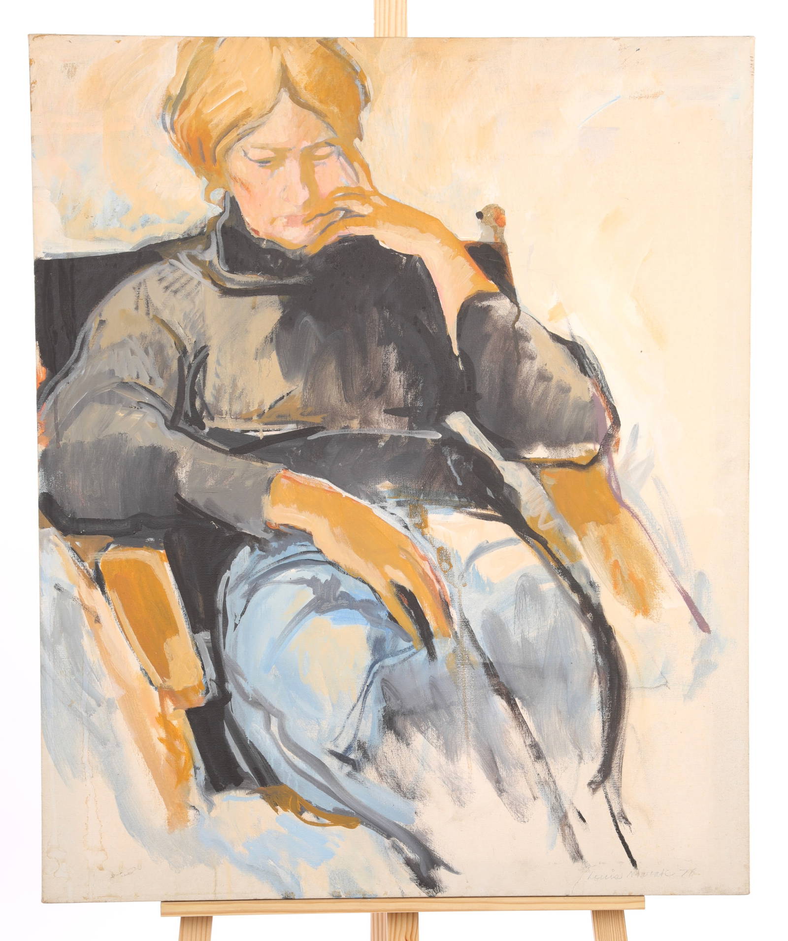 Louis Marak 1978 Oil Painting Portrait Of A Woman - Jun 30, 2024 ...