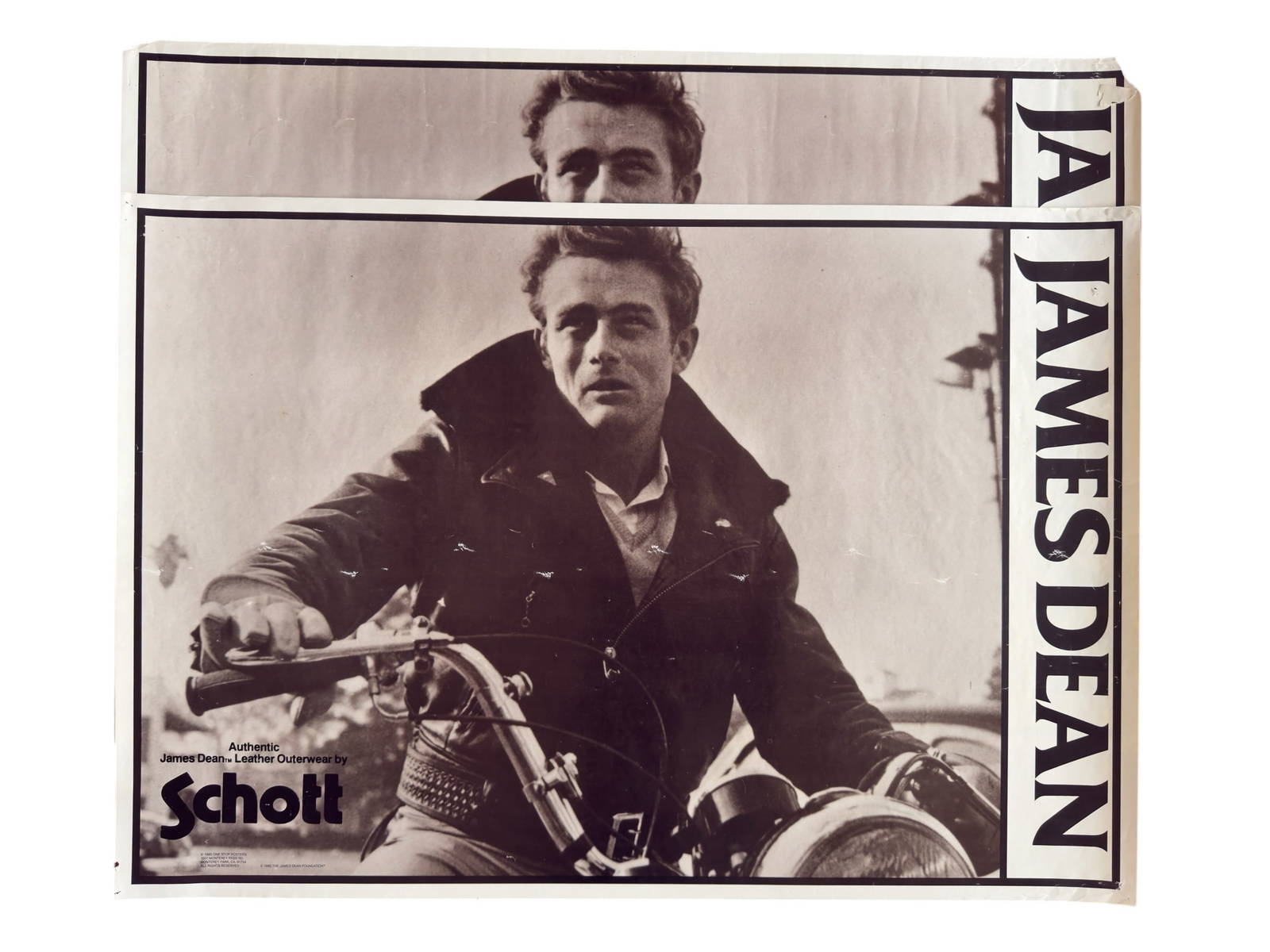 Pair Of 1985 James Dean Authentic Leather Outerwear By Schott Posters ...