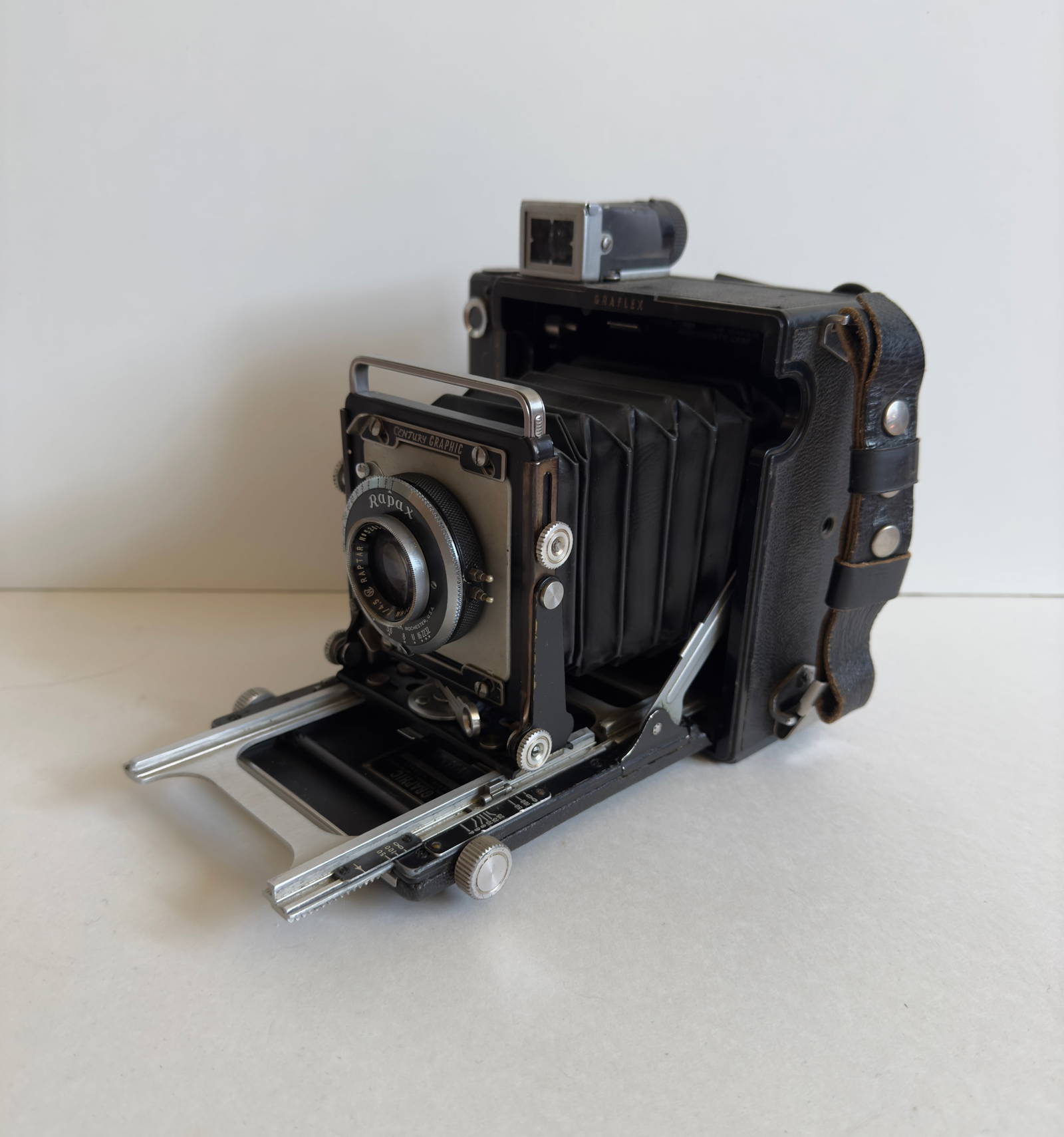 1951 Graflex Century Graphic Wollensak Rapax Shutter Raptar Lens Kalart ...
