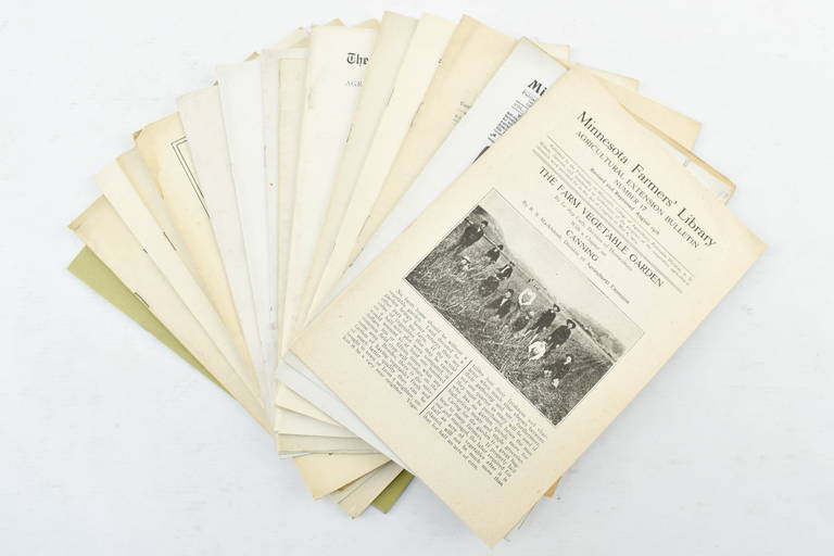 Group Of Antique Agricultural Pamphlets