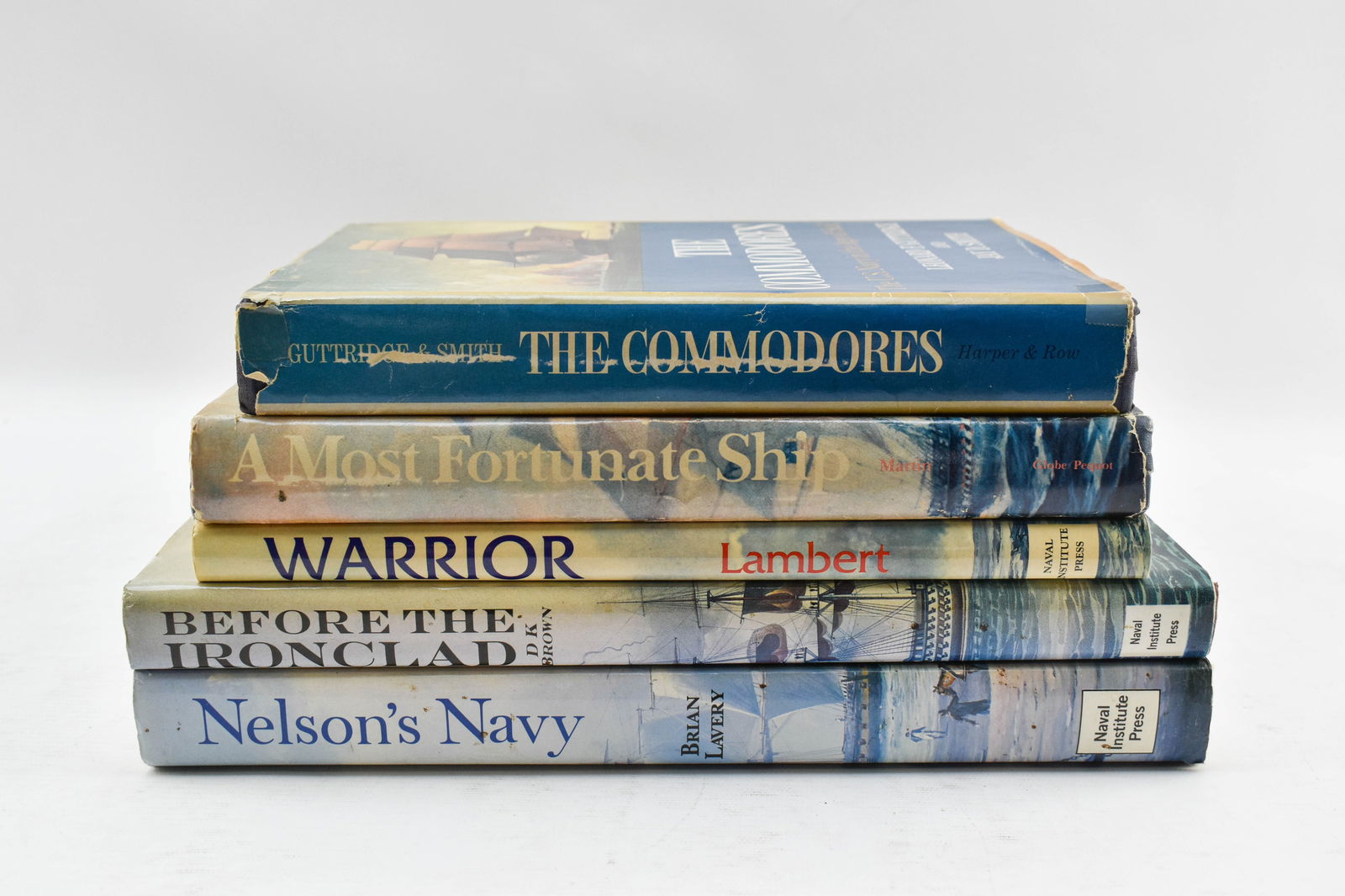 Five Pictorial Ship And Naval History Books Auction