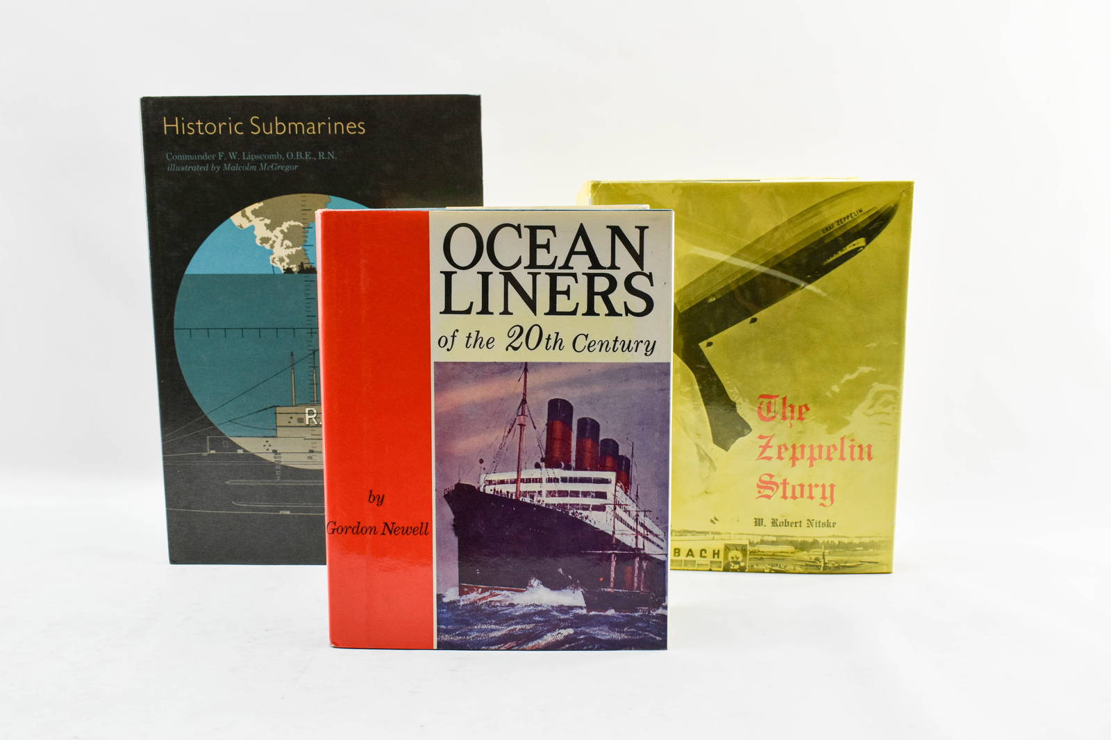 Three Books: The Zeppelin Story, Ocean Liners, Historic Submarines Auction