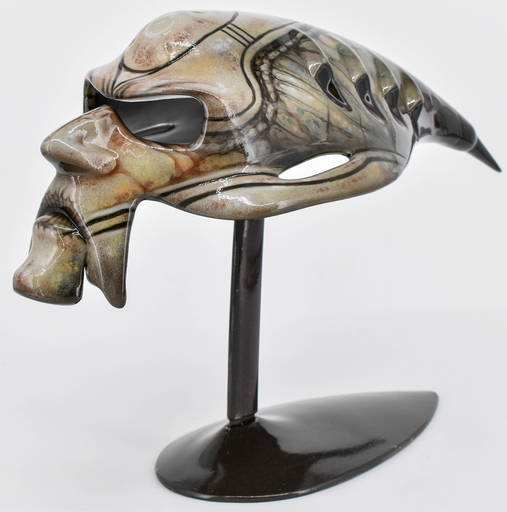 Oakley Spike Alien Bob Sunglasses Display Head With Stand, Custom Skull