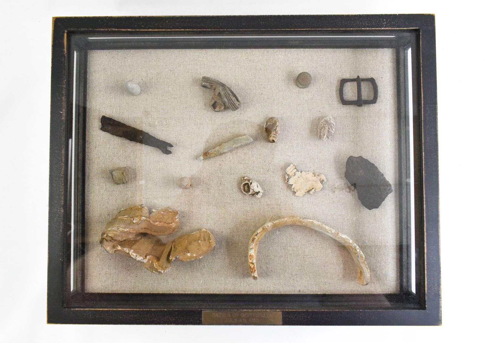 Collection Of Battle Of Gettysburg Relics With Documentation, Civil War ...