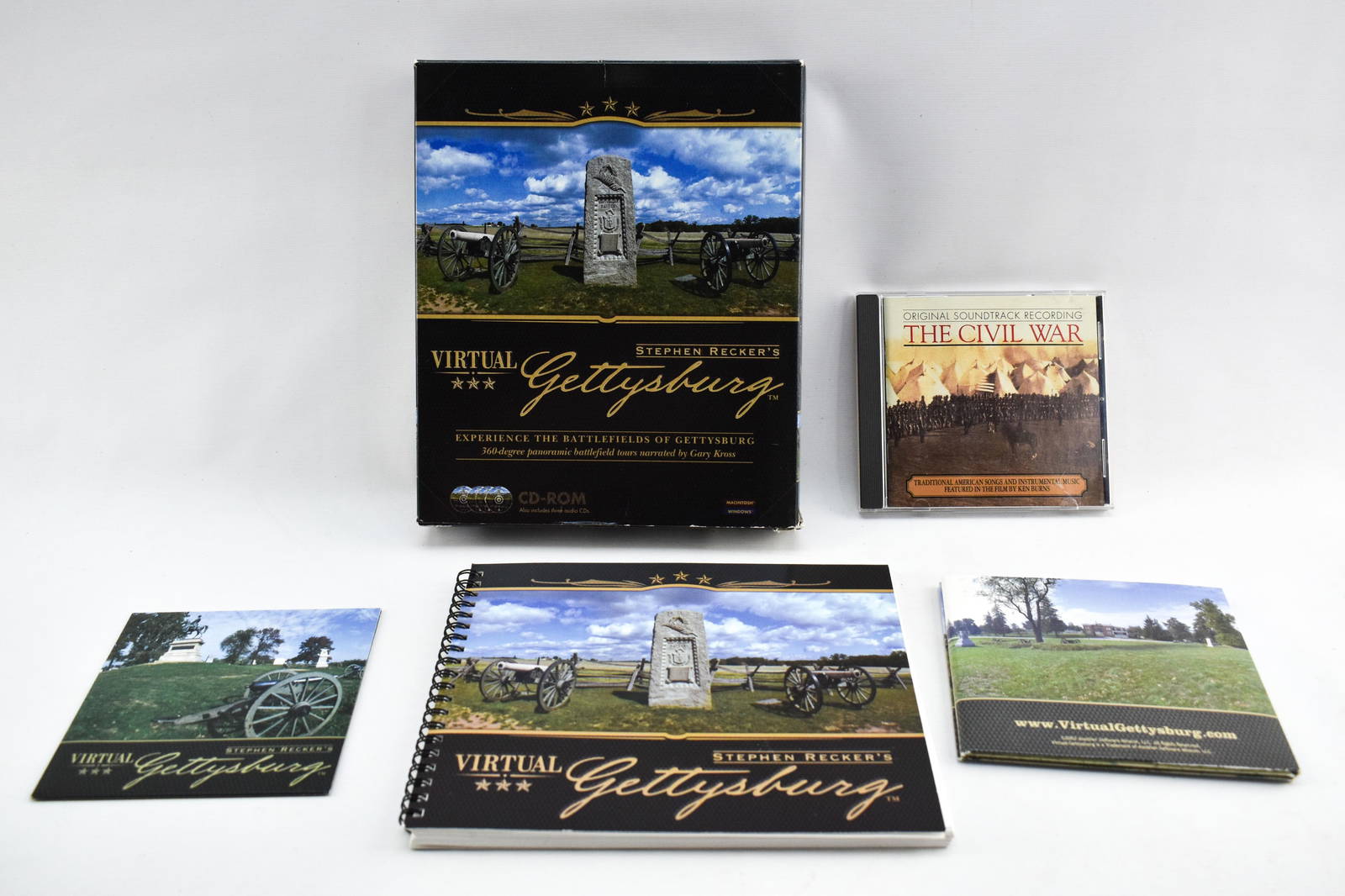 Stephen Recker's Virtual Gettysburg Cd-rom Set, Soundtrack Of Ken Burn ...