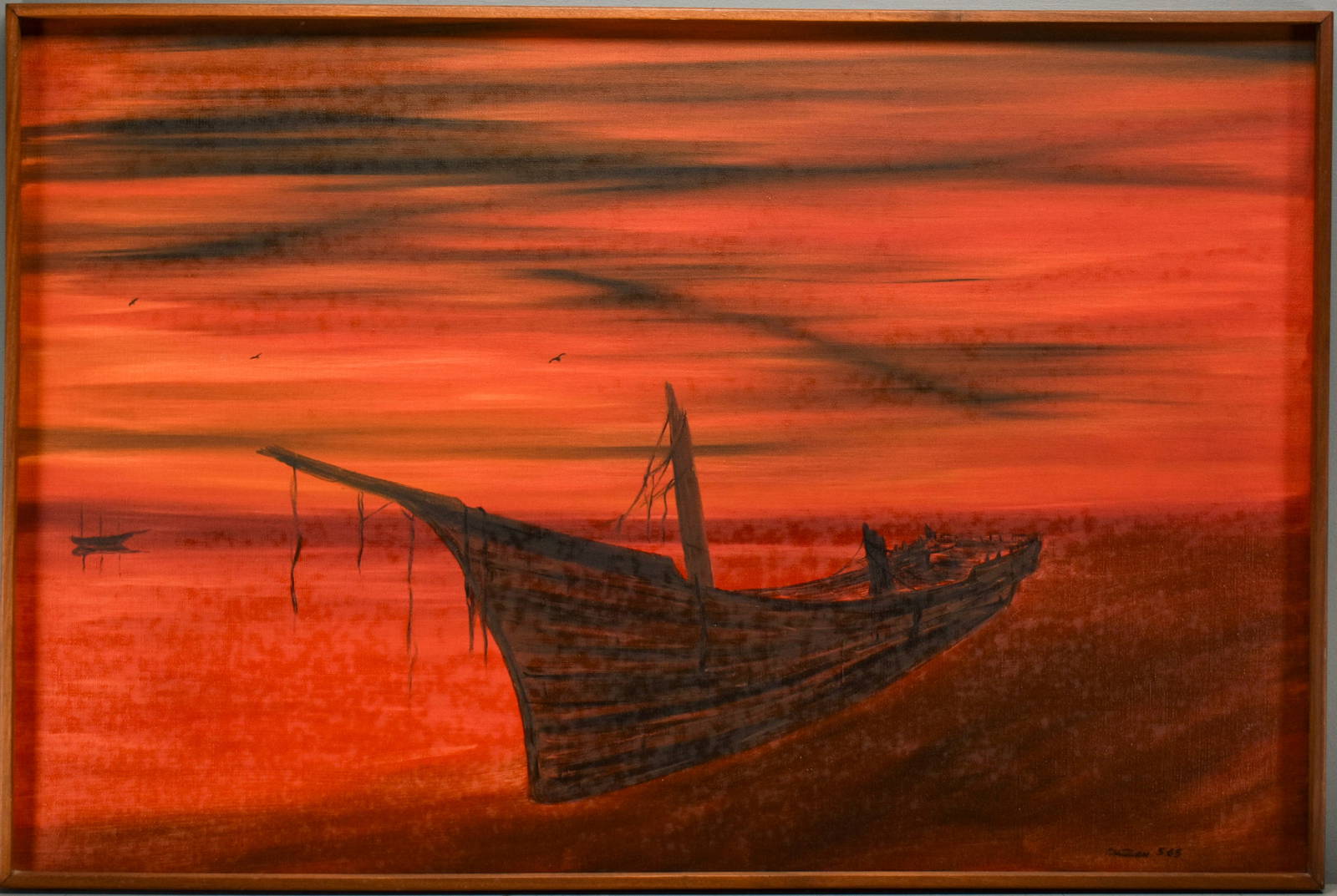 Charles W. Jackson "evening" Original Painting, 1965 Auction