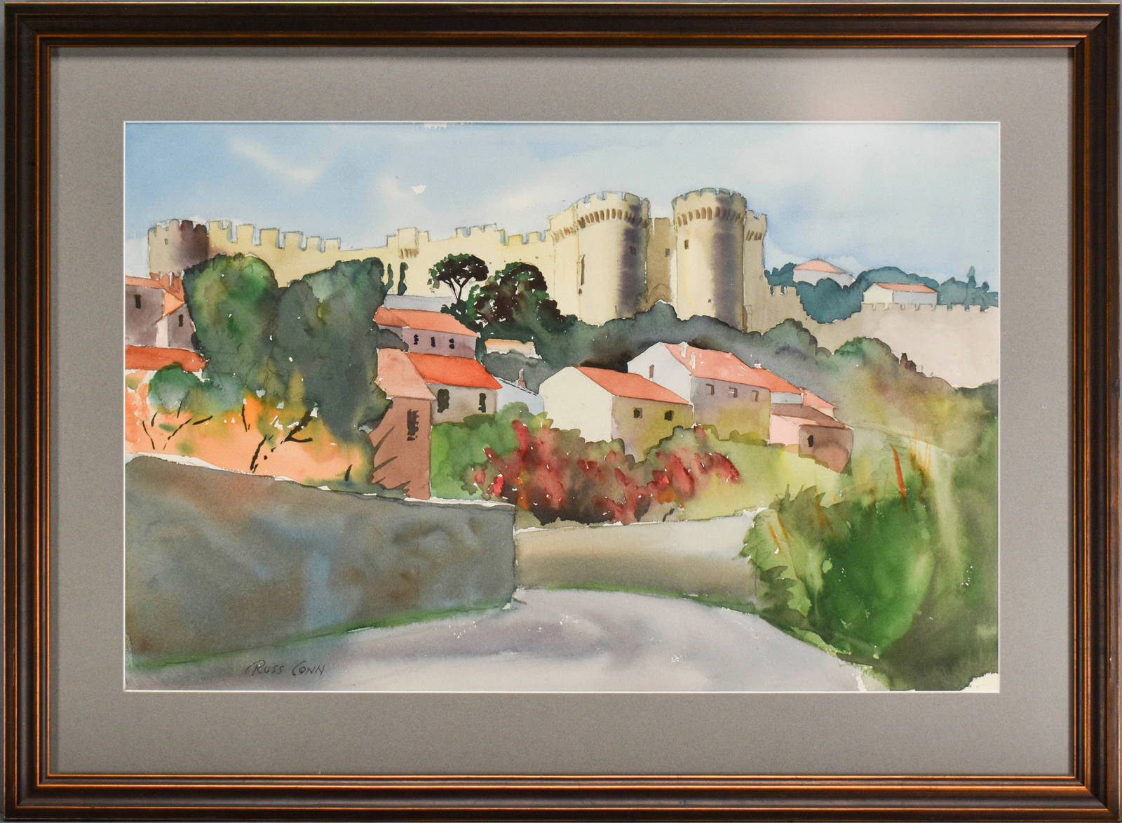 Ross Conn Watercolor Painting Auction