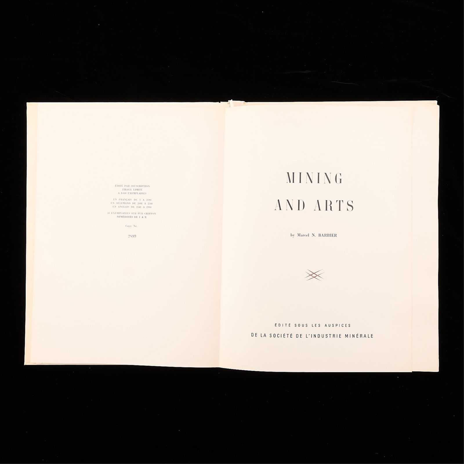 Marcel N. Barbier "mining & Arts" Book - Aug 05, 2025 | Loon Estates In Mn