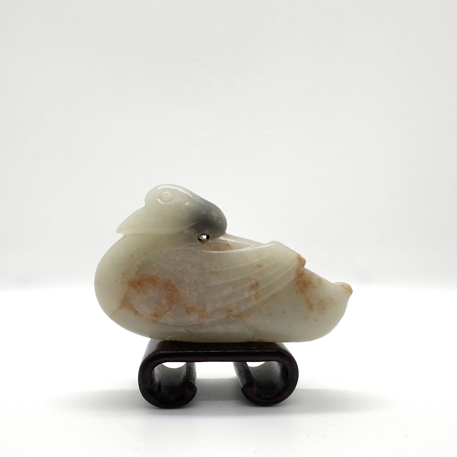 A White Jade Duck, 16th Century Auction