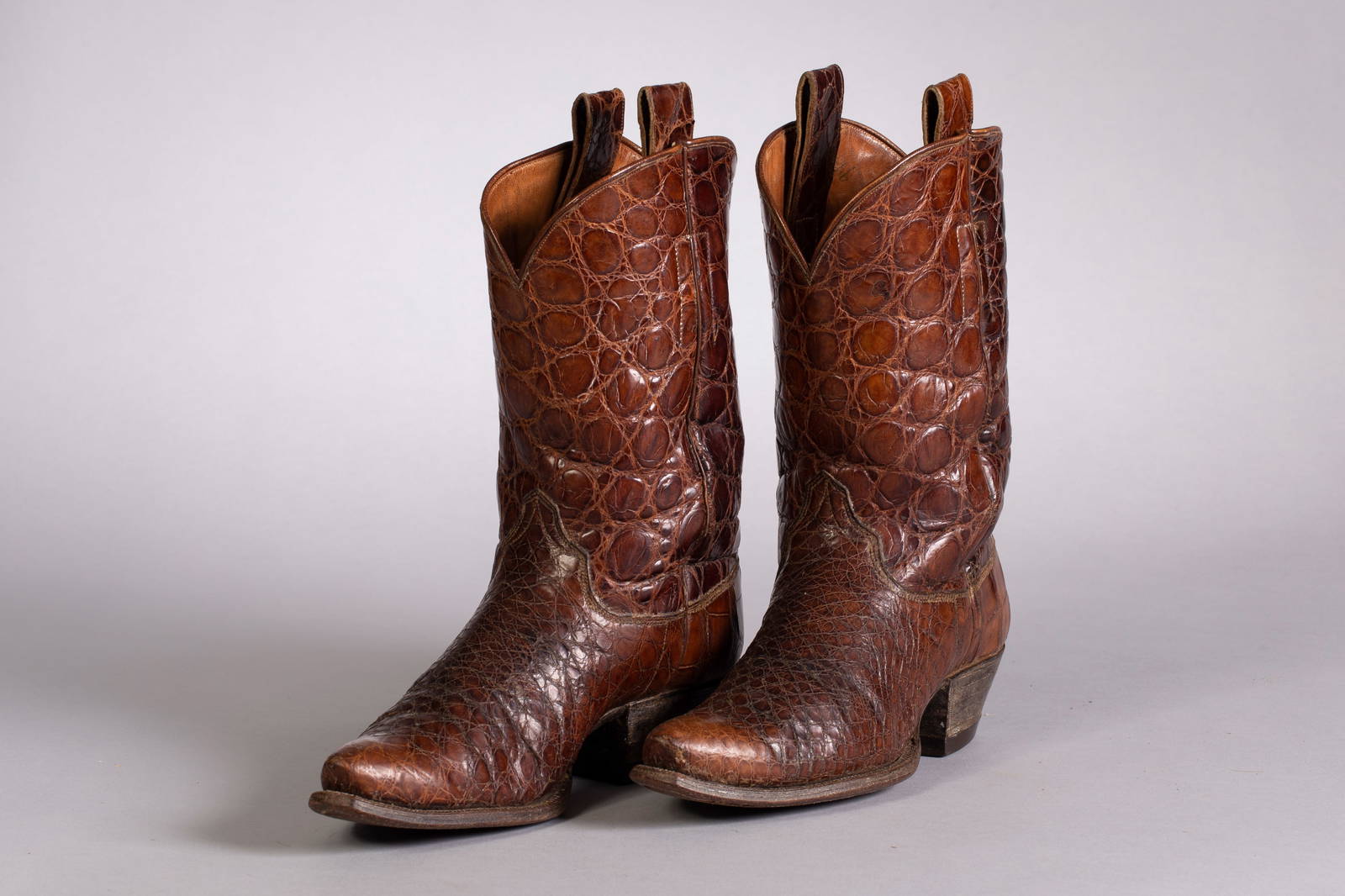 Vintage Brown Sea Turtle Boots, Ca. 1940s Auction