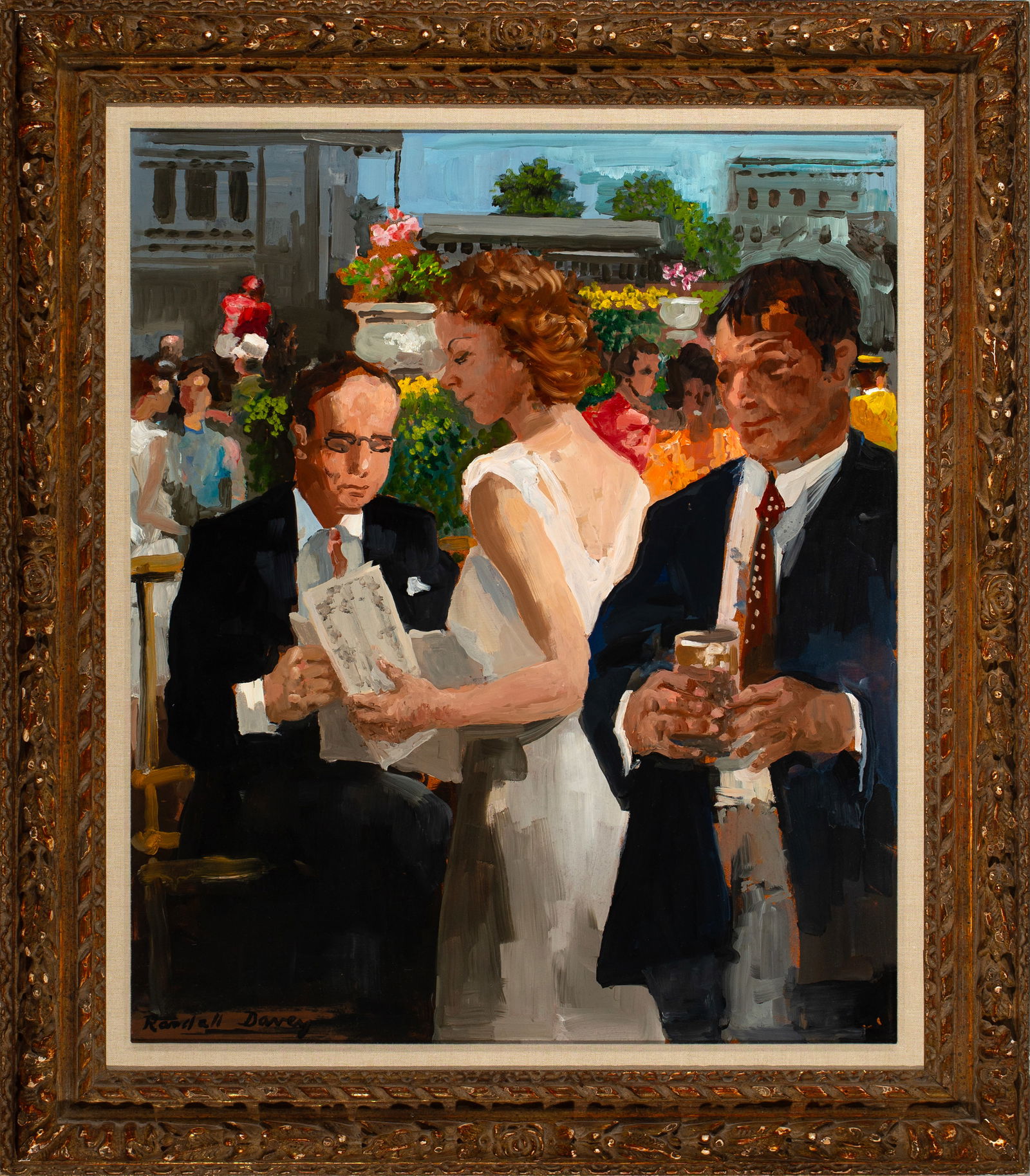 Randall Davey (1887 – 1964) (well Known Santa Fe Artist) “club House ...