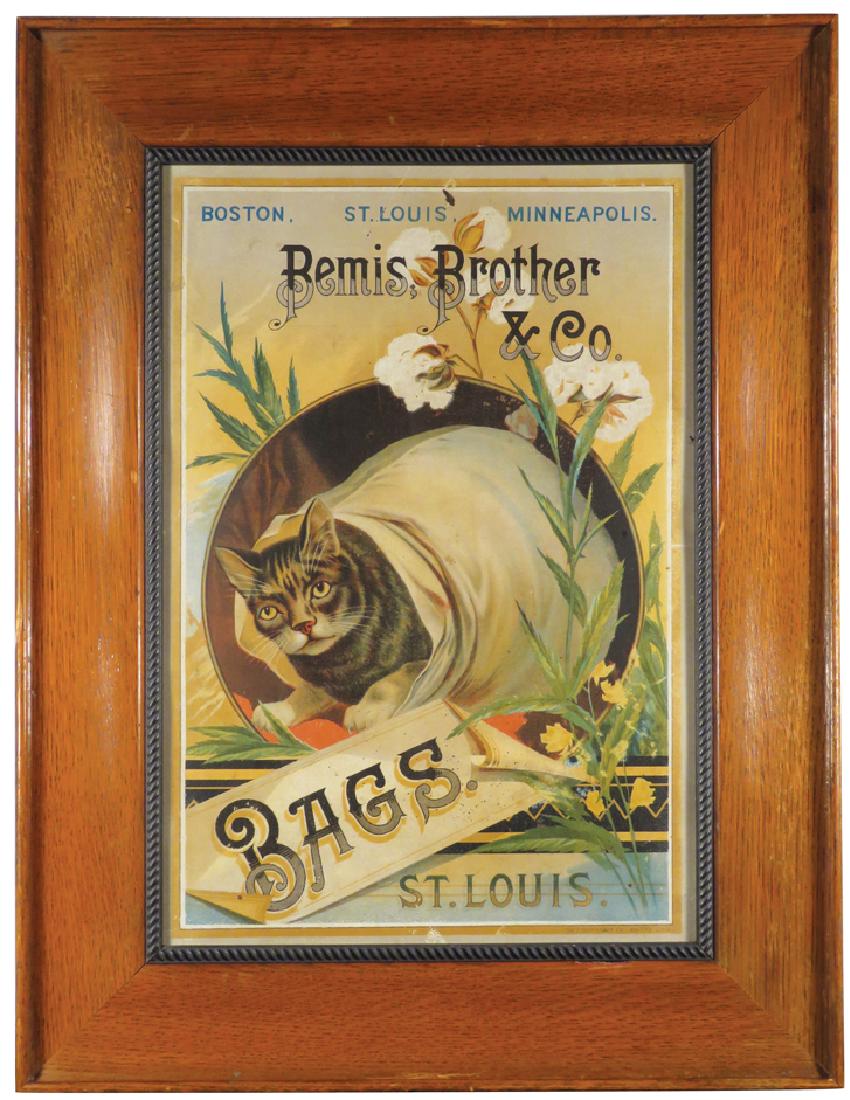 Bemis Brother & Co. Bags Tin Sign