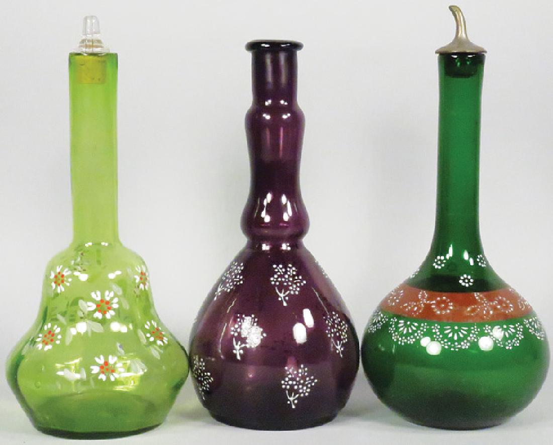 Collection of Three Barber Bottles