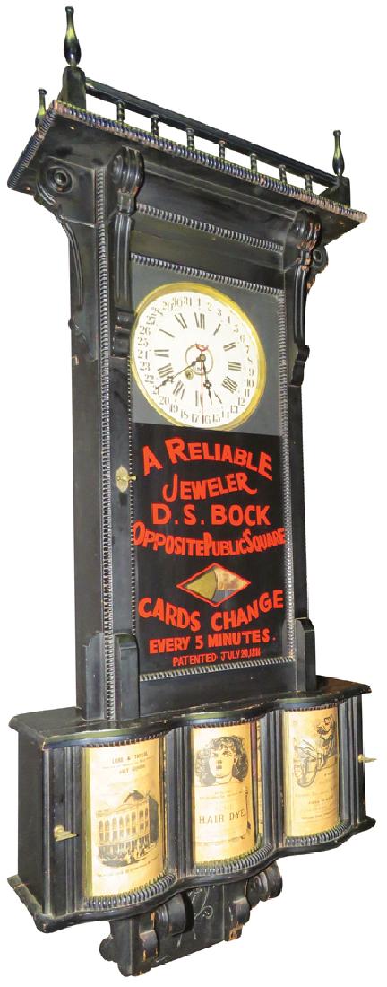 Rare Sidney Advertising Clock Circa 1885