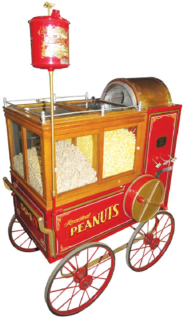 Popcorn Machine and Peanut Warming Cart