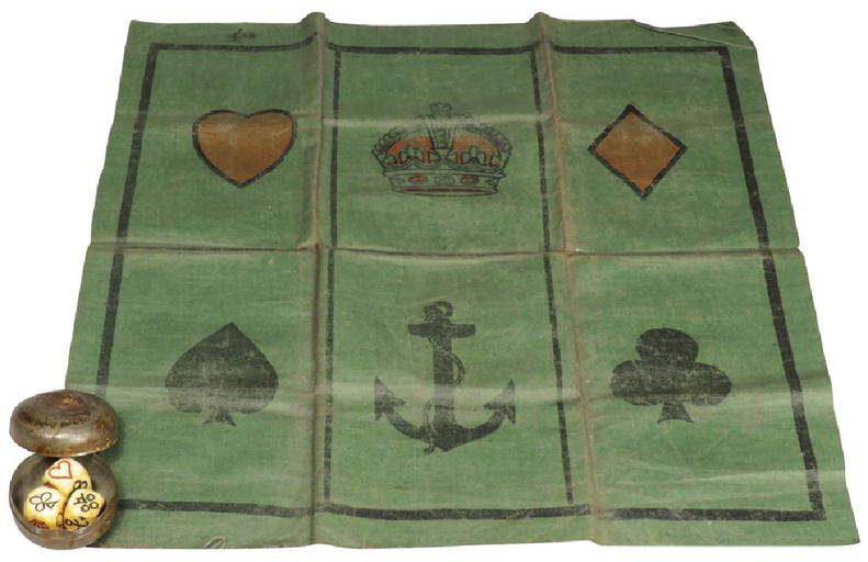 Vintage Gambling Crown And Anchor Game