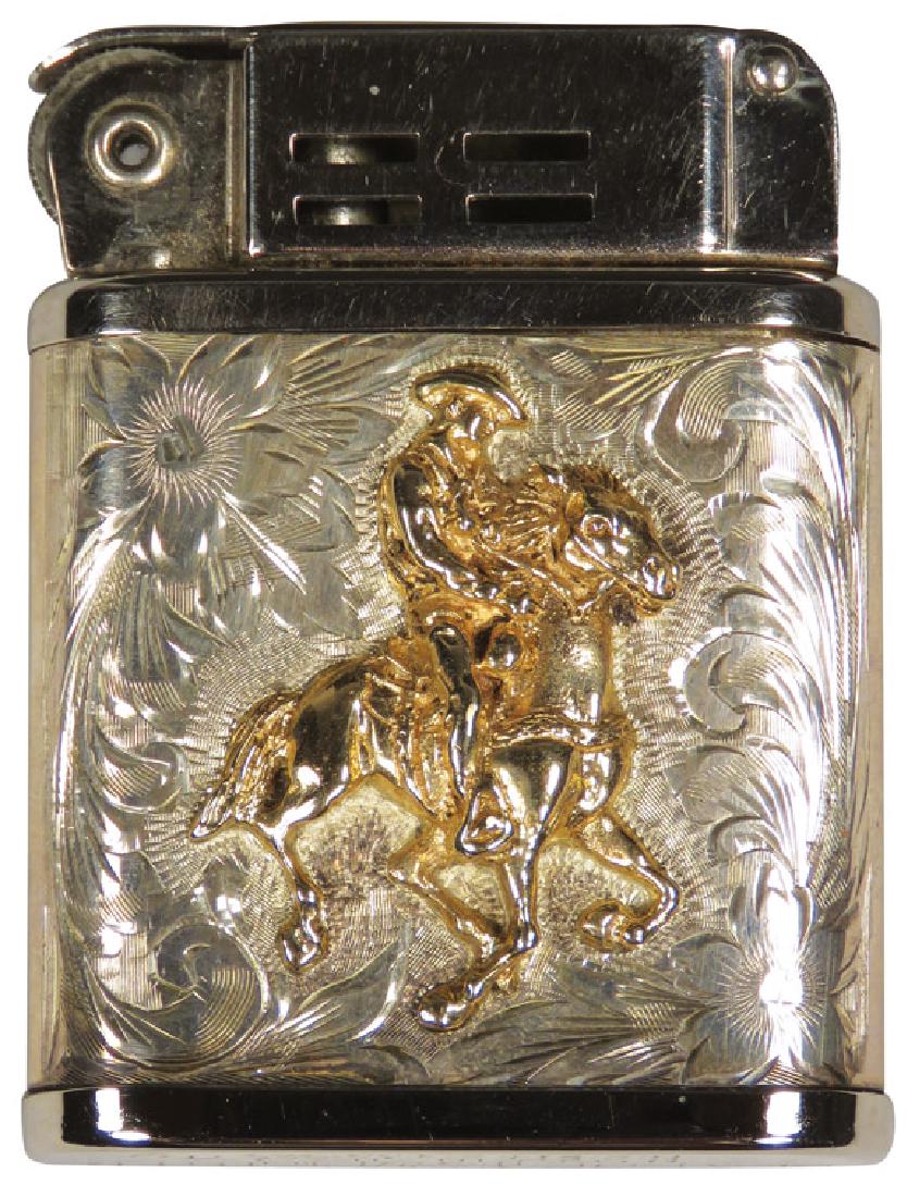 Cowboy Motif Beattie Jet Lighter