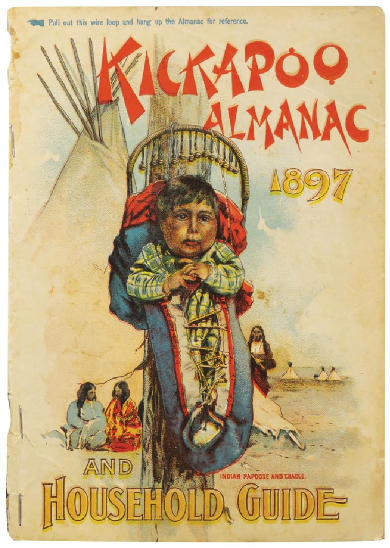 1897 Kickapoo Indian Almanac and Household Guide