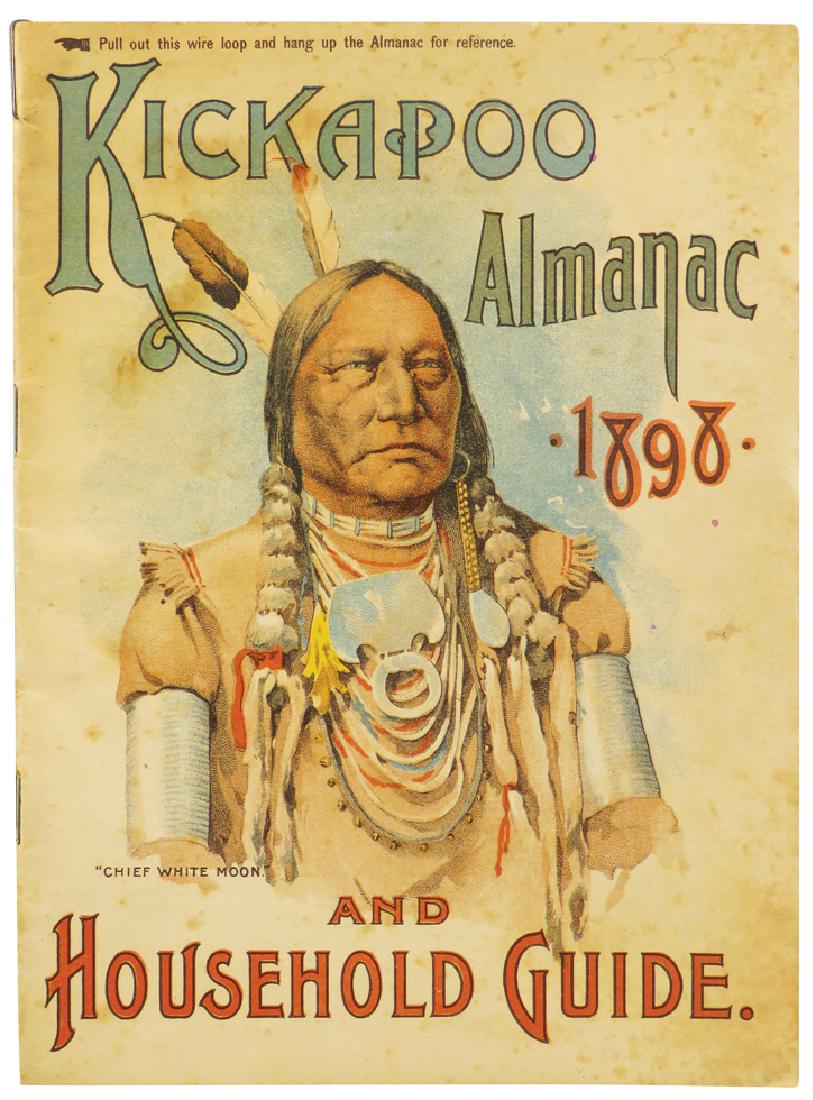 1898 Kickapoo Indian Almanac and Household Guide