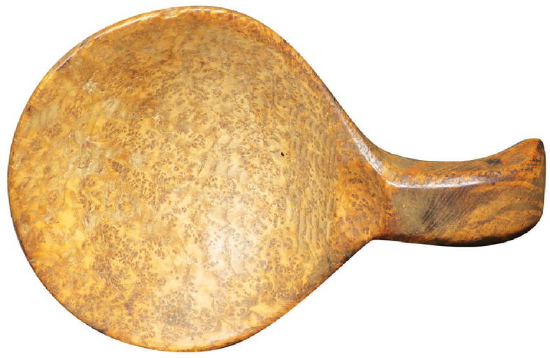 Great Lakes Native American Ash Burl Ladle