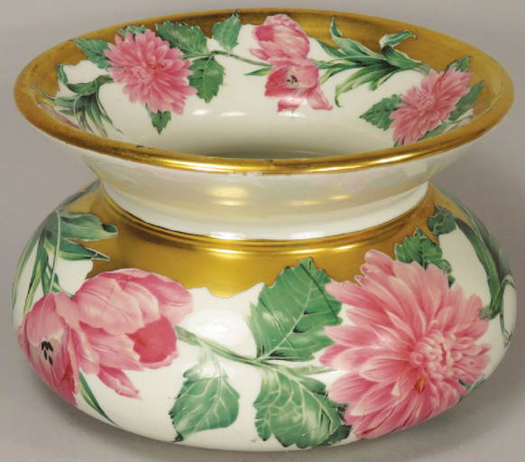 Antique Buffalo China Spittoon