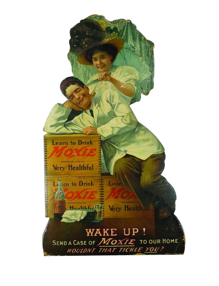 Moxie Die Cut Cardboard Store Display Sign