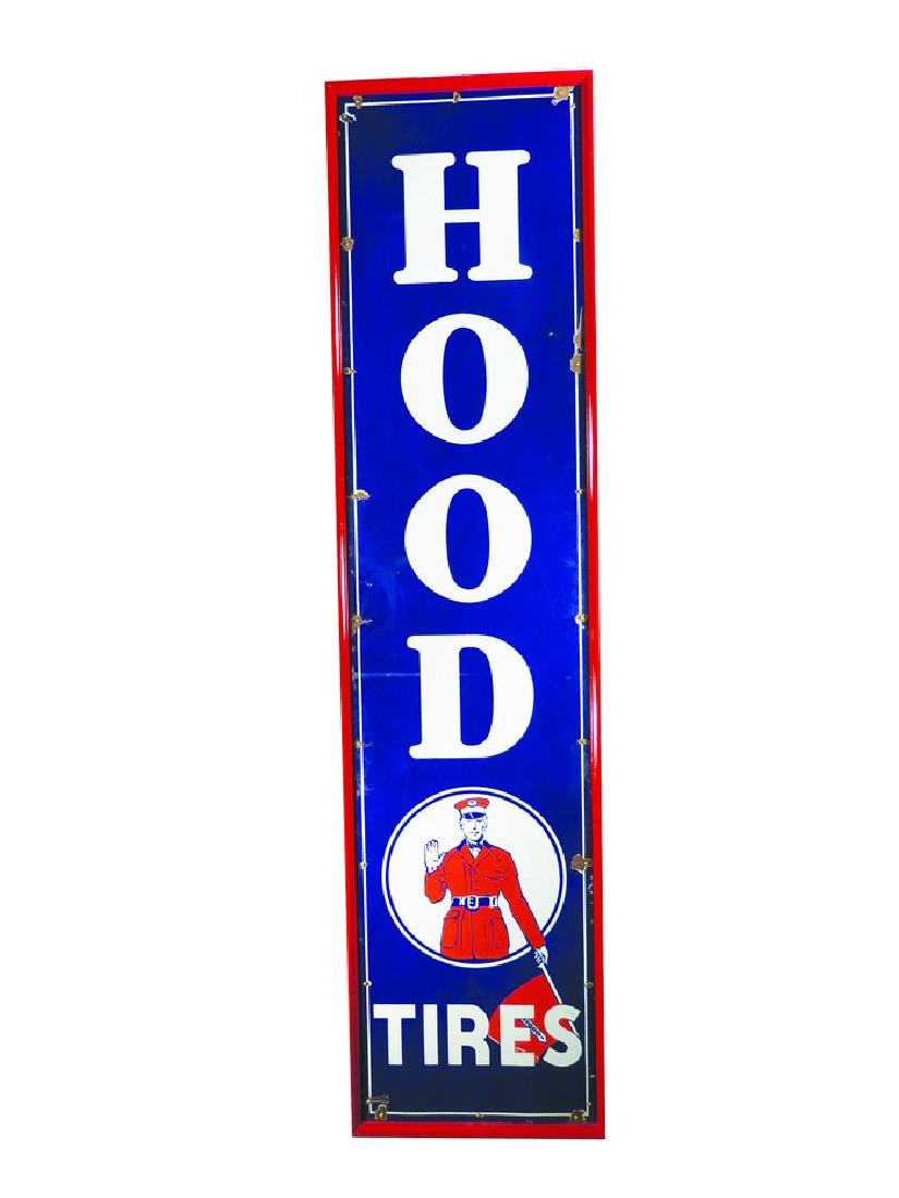 Hood Tires Porcelain Sign