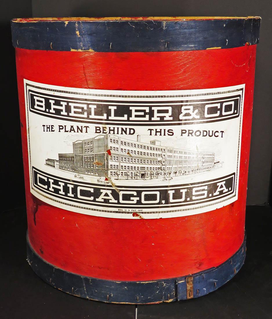 Bull-Meat-Brand Flour Sausage Binder Store Barrel