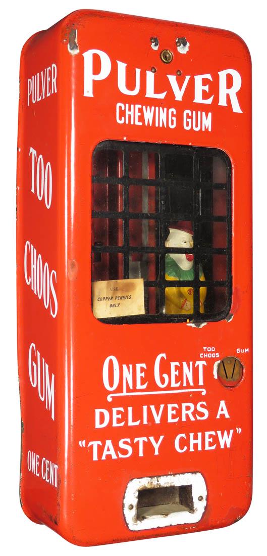 Pulver Chewing Gum Porcelain One Cent Dispenser - May 10, 2019 ...