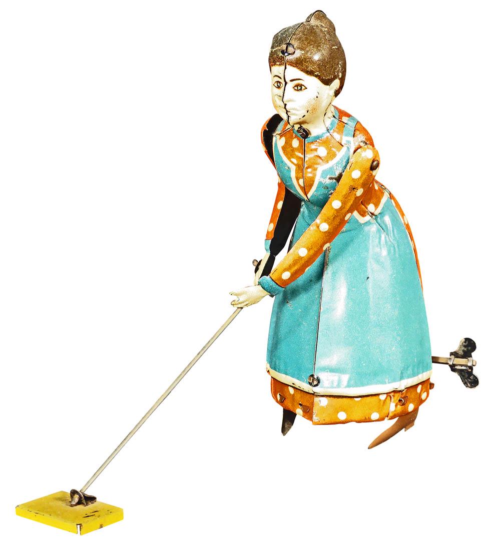 Rare Distler "busy Lizzie" Tin Litho Toy, Germany