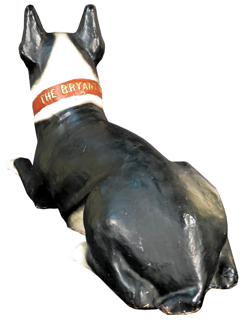 The Bryant Pup Paper Mache Store Display