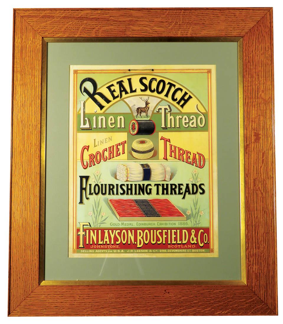 Real Scotch Linen Thread String Hanging Sign - May 11, 2019 | Showtime ...
