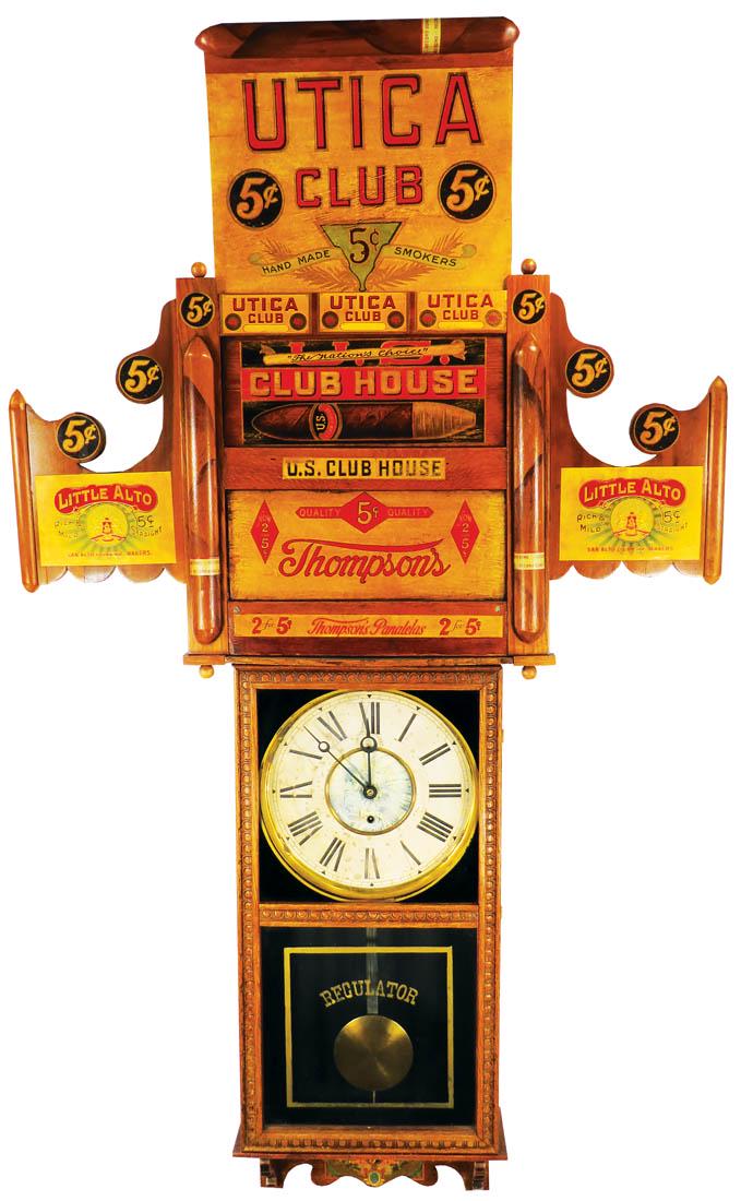 Utica Club Cigars, 1920's Advertising Clock - May 11, 2019 | Showtime ...