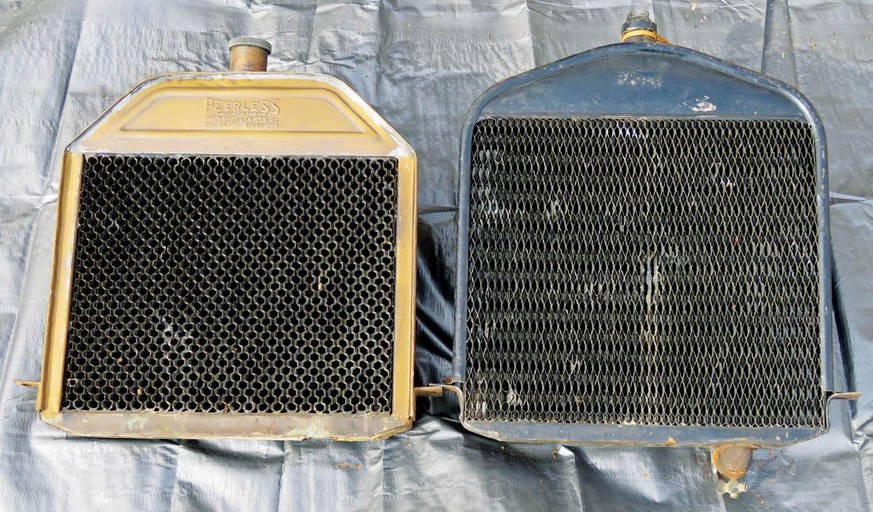 Ford Model T And Peerless Radiators
