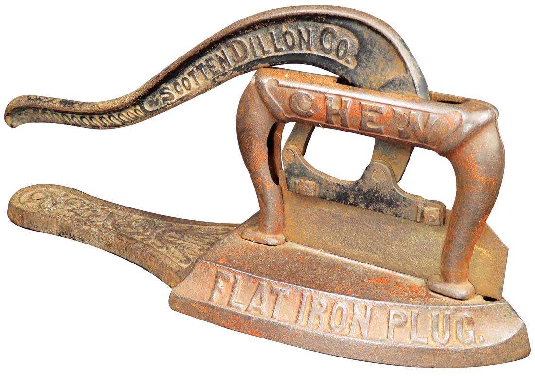 Flat Iron Tobacco Cast Iron Tobacco Plug Cutter