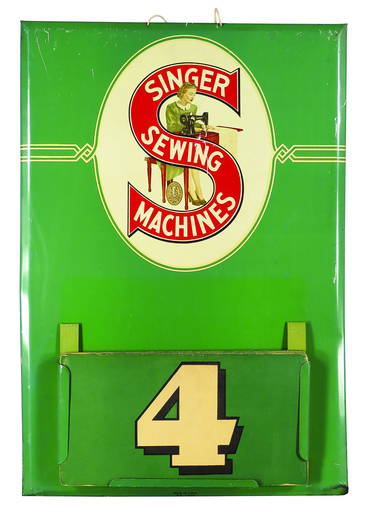 Singer Sewing Machines Perpetual Calendar, Complete