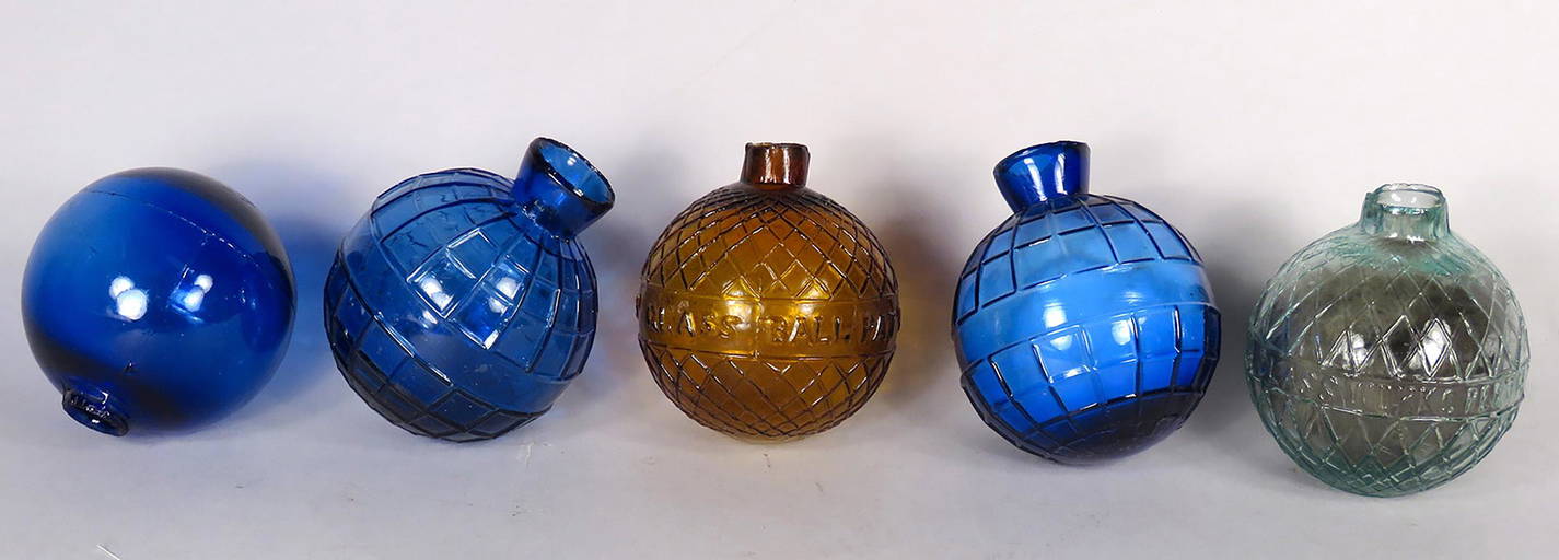 Collection Of Antique Glass Target Balls